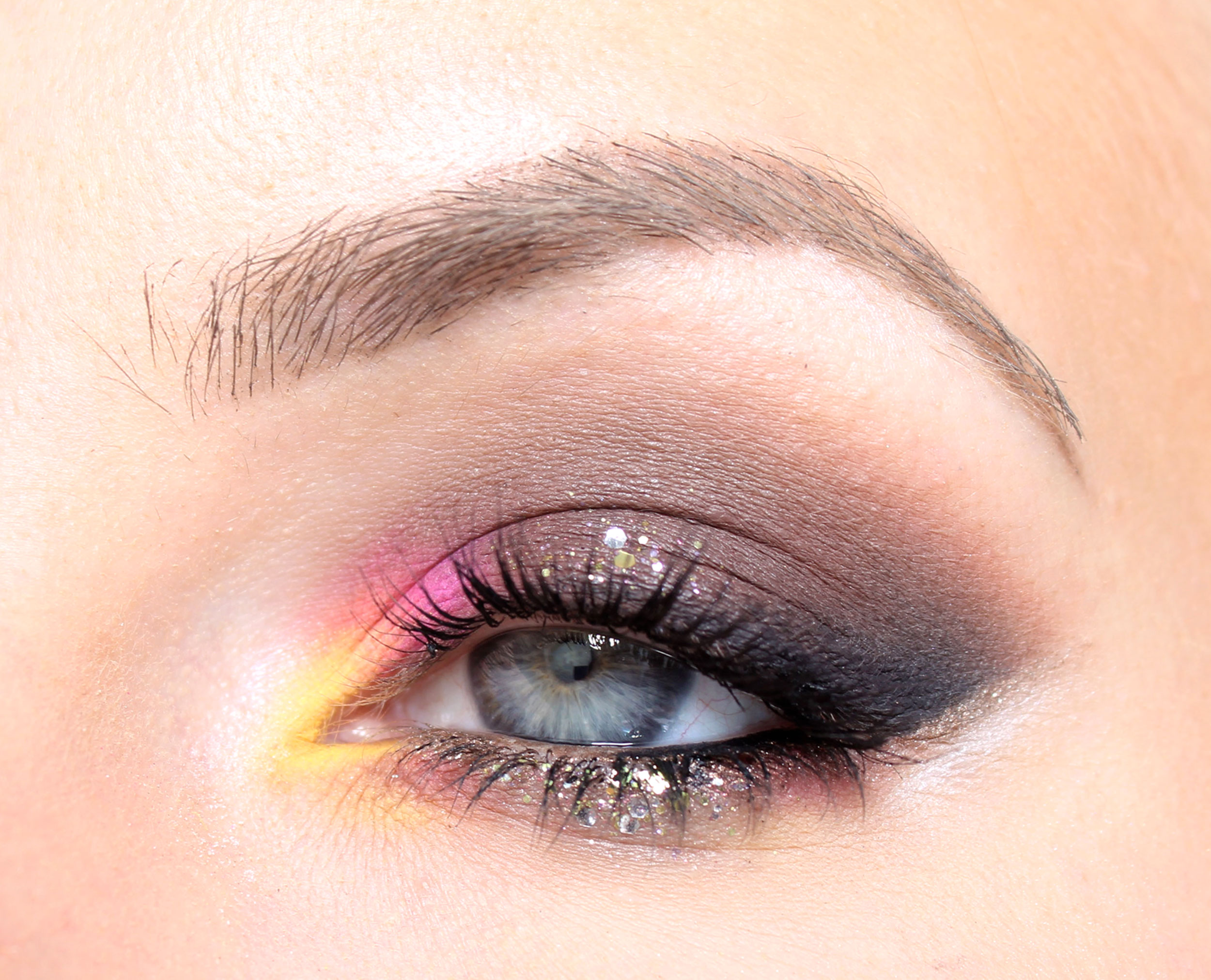 Smokey eye tutorial - Färgglad sotning (Steg för steg) | Imakeyousmile.se