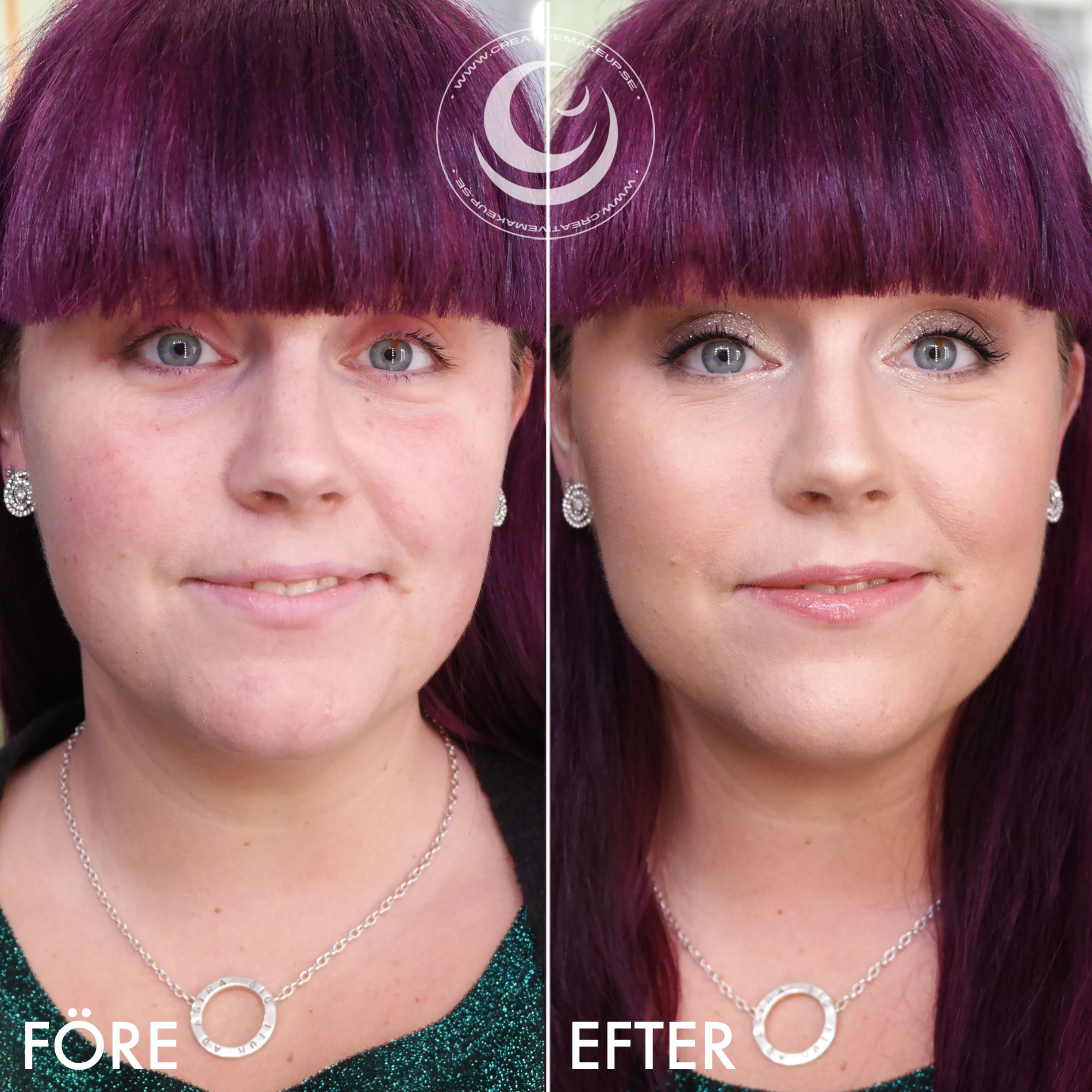 Sminkning till lugg (4 tips + produktlista) | Imakeyousmile.se
